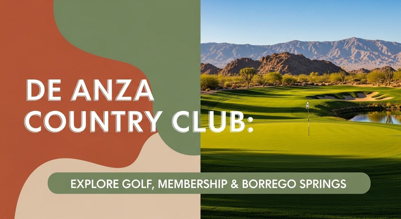 De Anza Country Club: Explore Golf, Membership & Borrego Springs