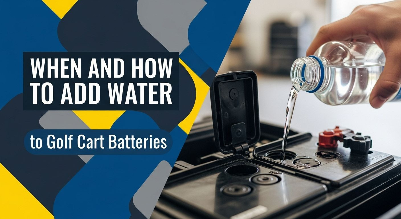 When And How To Add Water To Golf Cart Batteries
