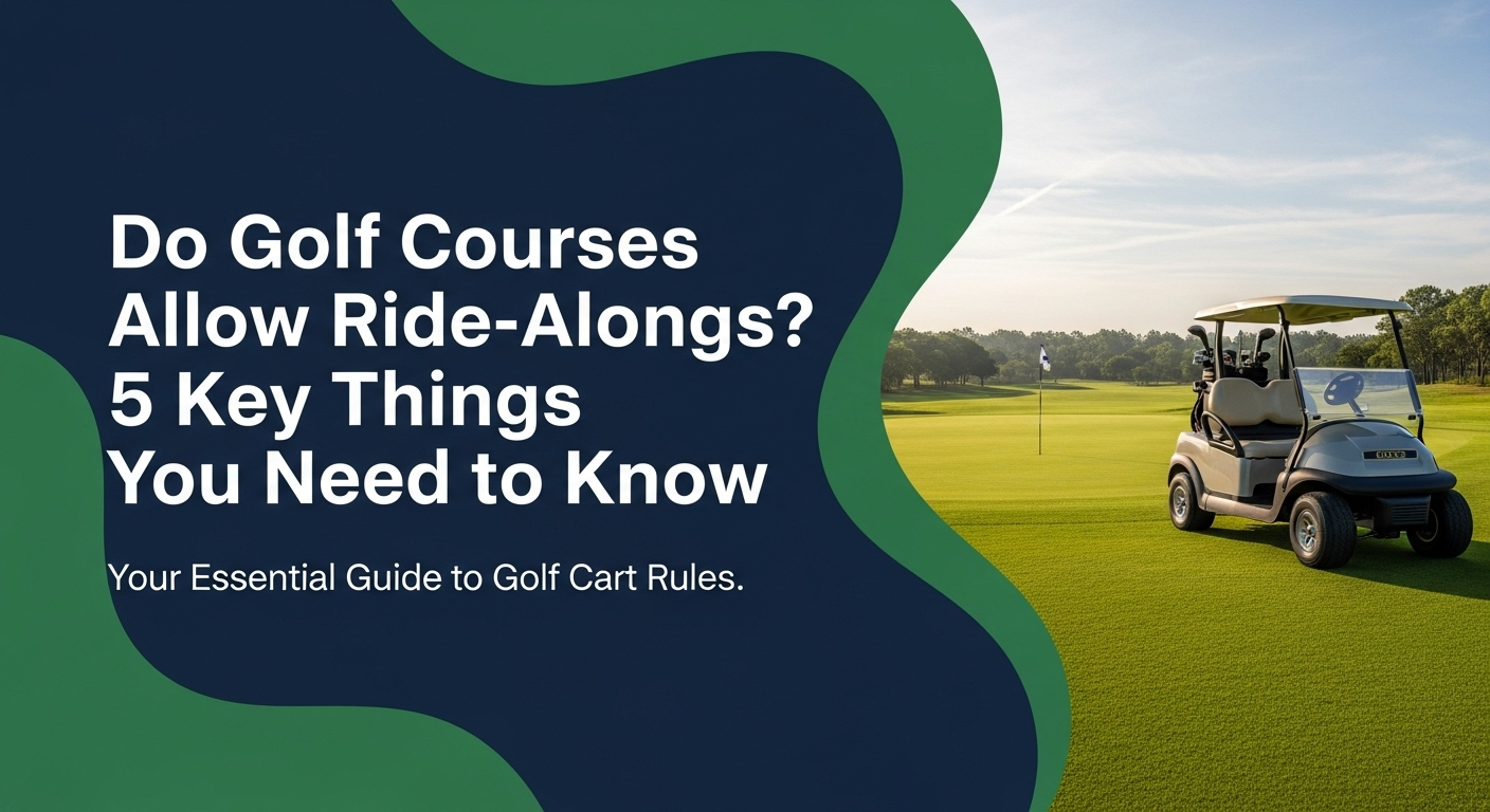 Do Golf Courses Allow Ride-Alongs? 5 Key Things You Need To Know