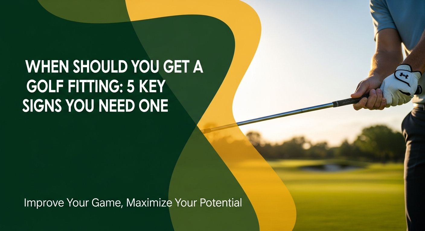 When Should You Get A Golf Fitting: 5 Key Signs You Need One