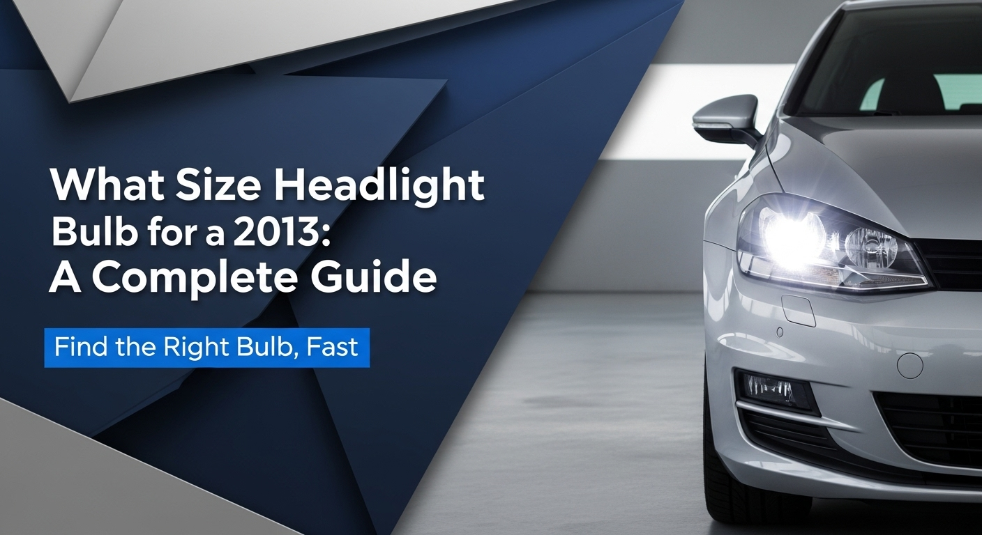 What Size Headlight Bulb For A 2013 VW Golf: A Complete Guide