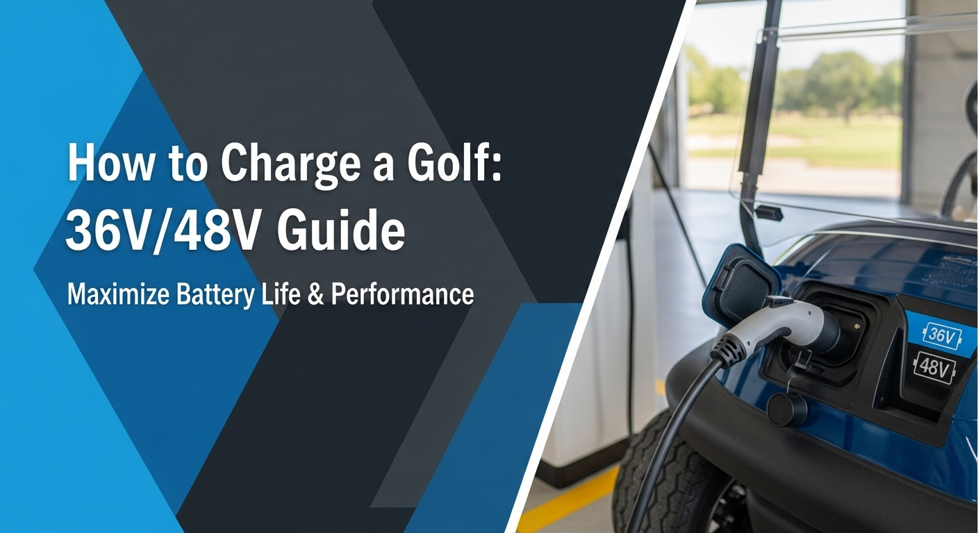 How To Charge A Golf Cart: 36V/48V Guide 2026