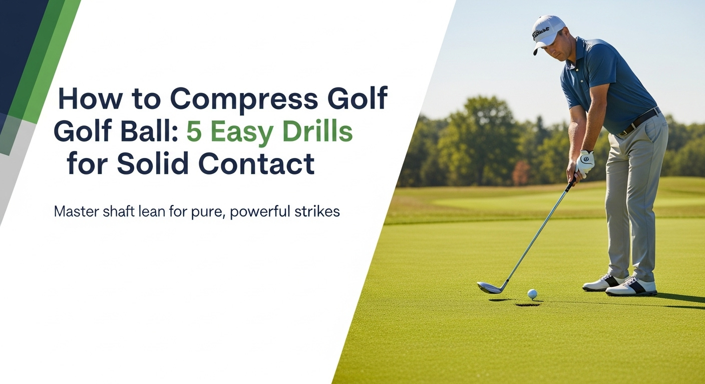 How To Compress Golf Ball: 5 Easy Drills For Solid Contact