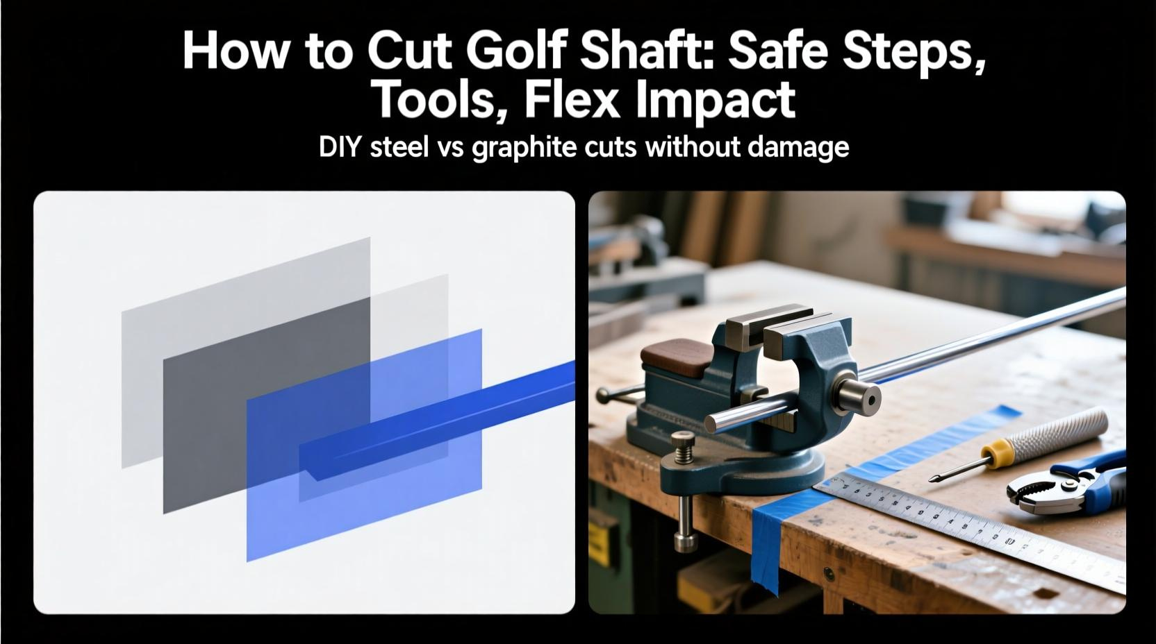 How To Cut Golf Shaft: Safe Steps, Tools, Flex Impact