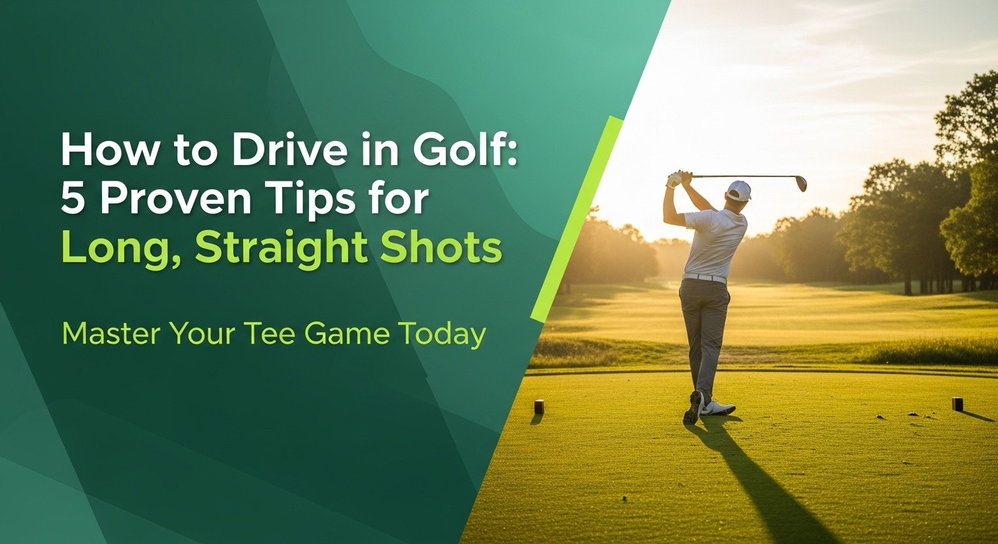 How To Drive In Golf: 5 Proven Tips For Long, Straight Shots