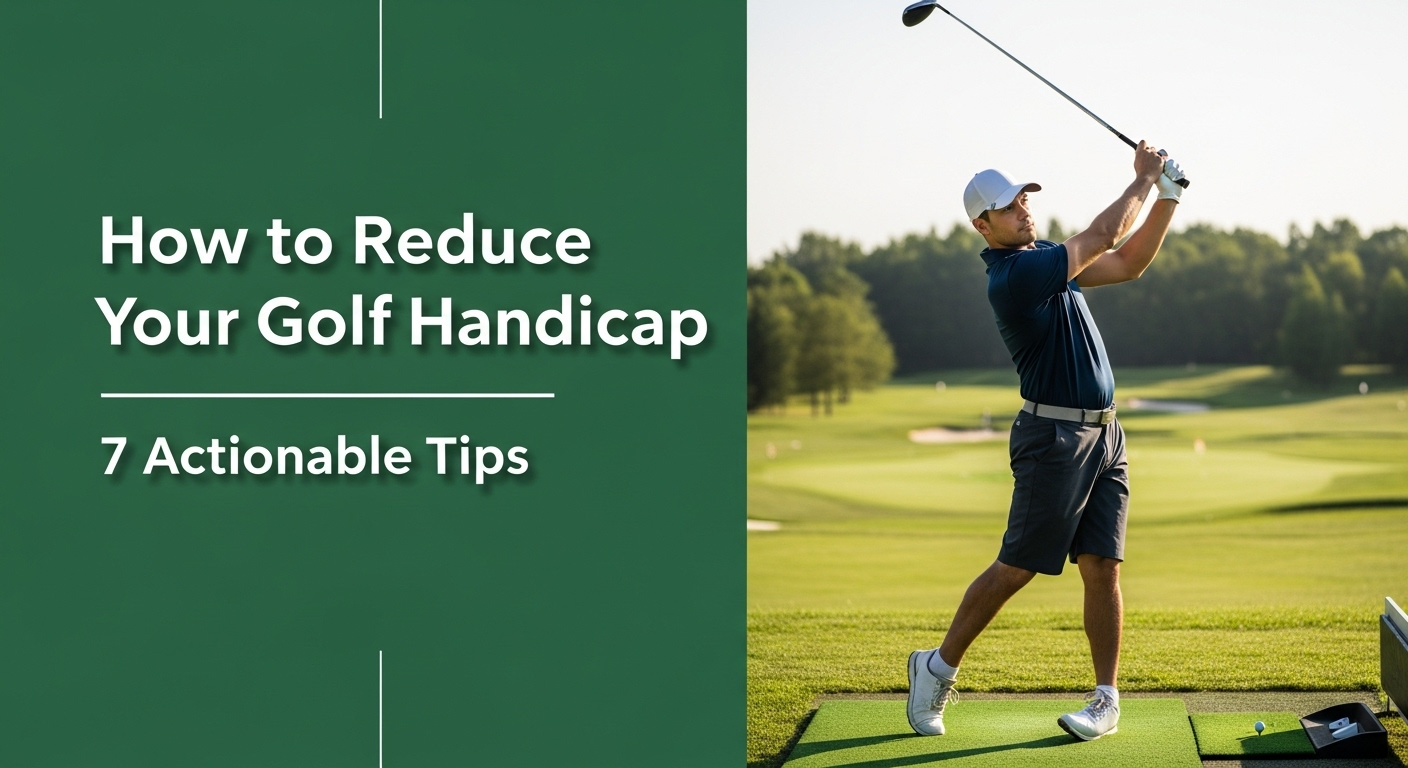 How To Reduce Your Golf Handicap: 7 Actionable Tips