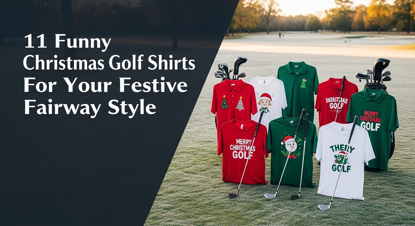 11 Funny Christmas Golf Shirts For Your Festive Fairway Style