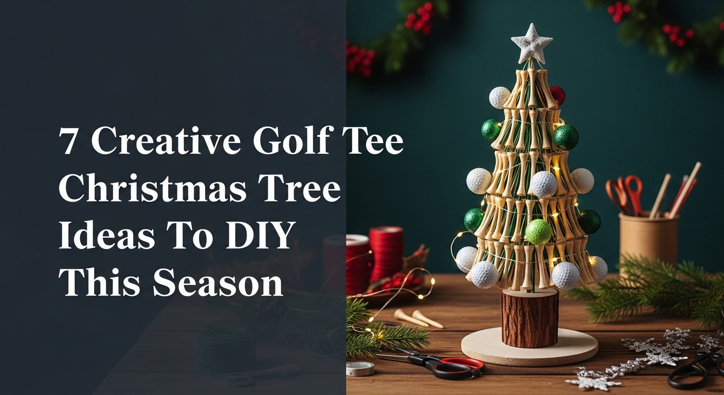 7 Creative Golf Tee Christmas Tree Ideas To DIY This Season