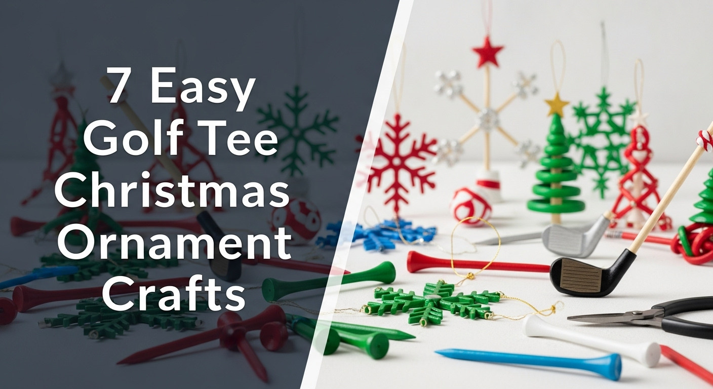 7 Easy Golf Tee Christmas Ornament Crafts For 2026