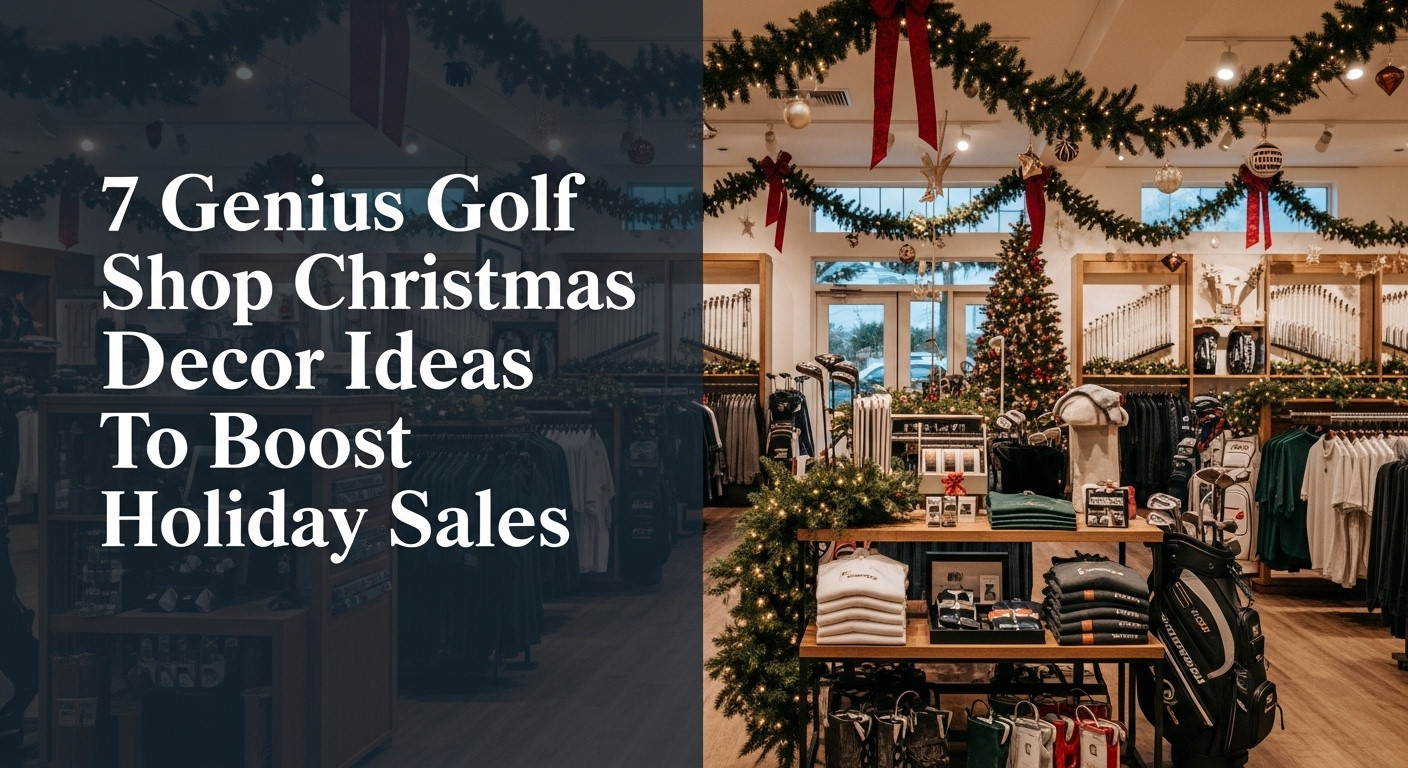 7 Genius Golf Shop Christmas Decor Ideas To Boost Holiday Sales