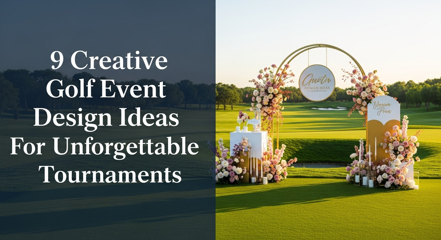 9 Creative Golf Event Design Ideas For Unforgettable Tournaments