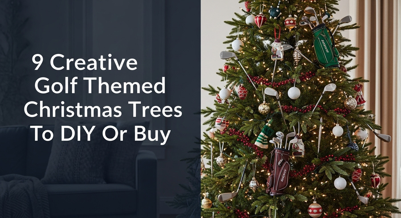 9 Creative Golf Themed Christmas Trees To DIY Or Buy