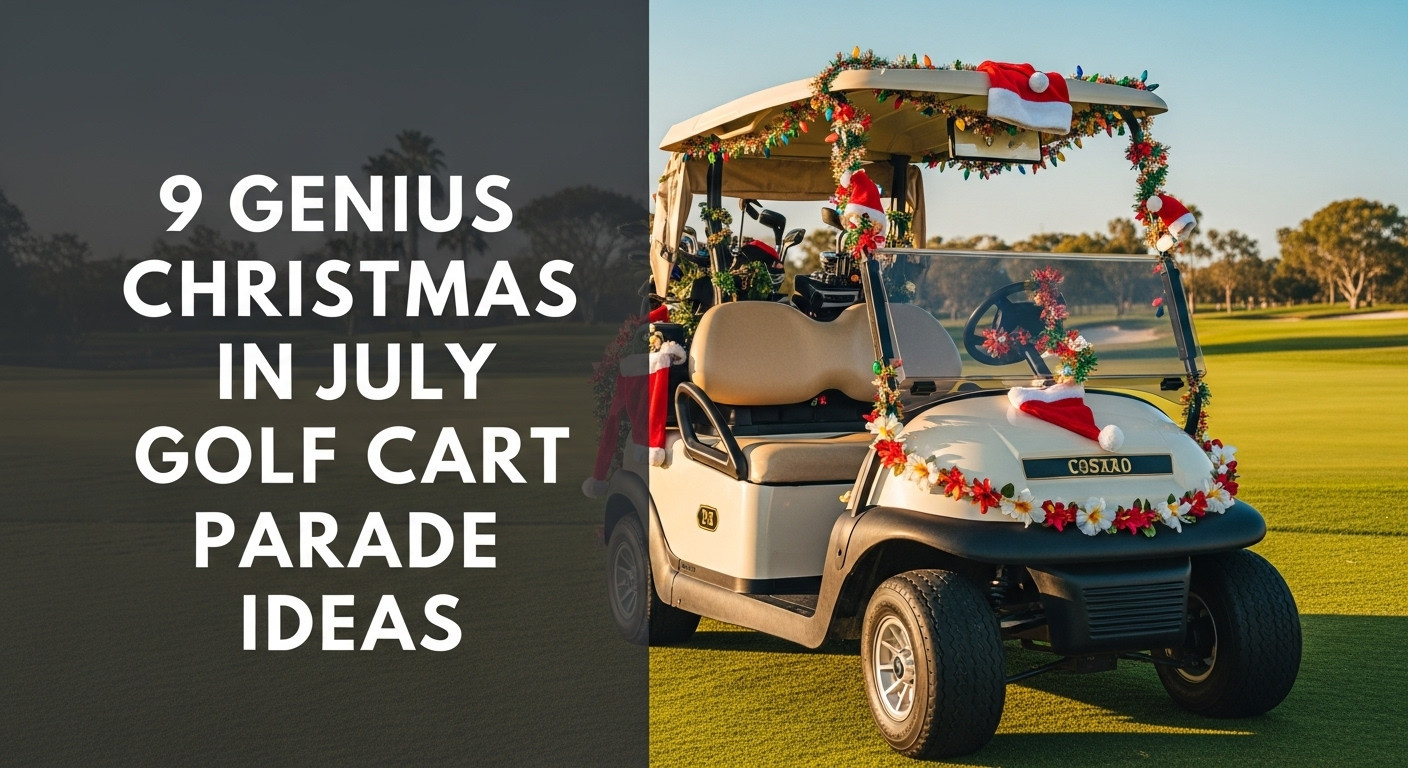 9 Genius Christmas In July Golf Cart Parade Ideas