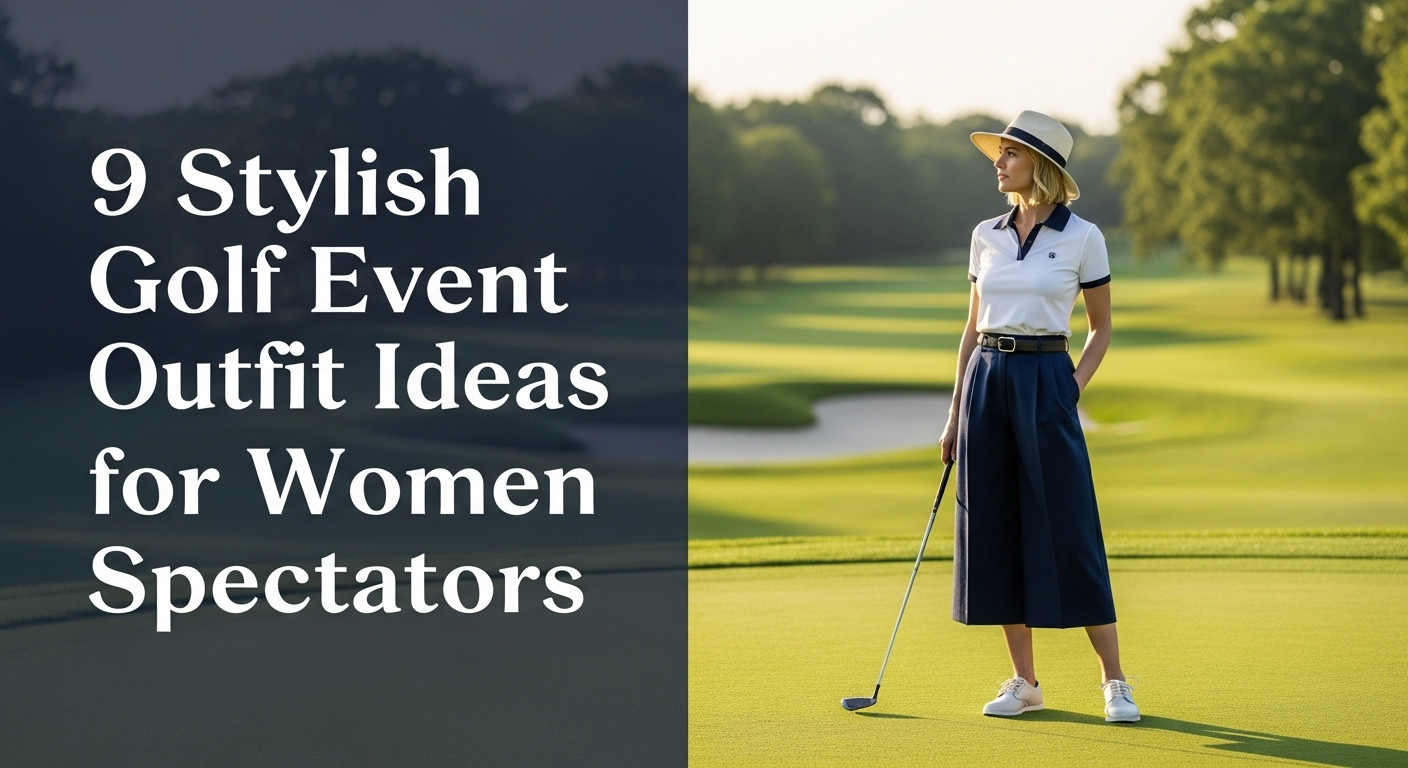 9 Stylish Golf Event Outfit Ideas For Women Spectators