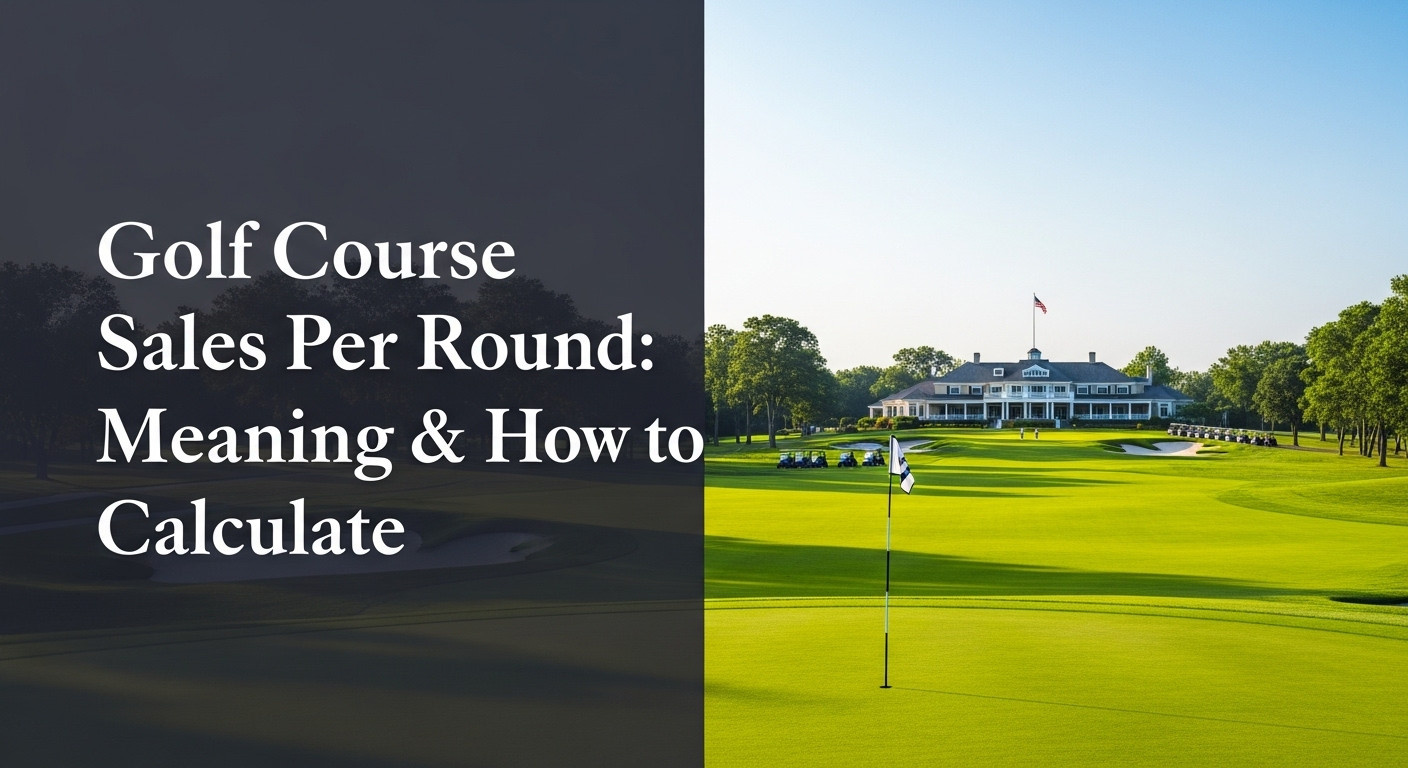 Golf Course Sales Per Round: Meaning & How To Calculate