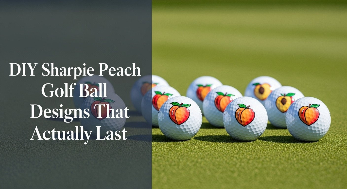 DIY Sharpie Peach Golf Ball Designs That Actually Last