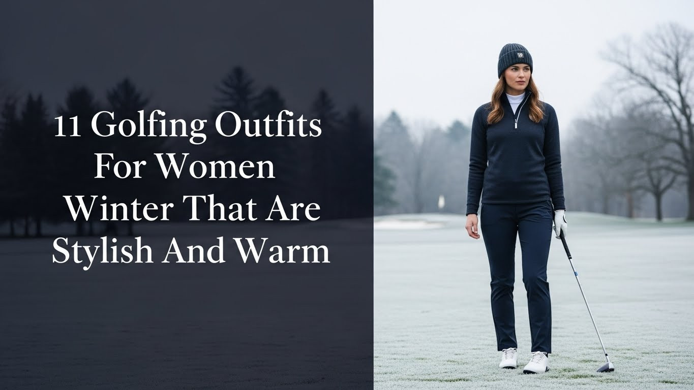 11 Golfing Outfits For Women Winter That Are Stylish And Warm