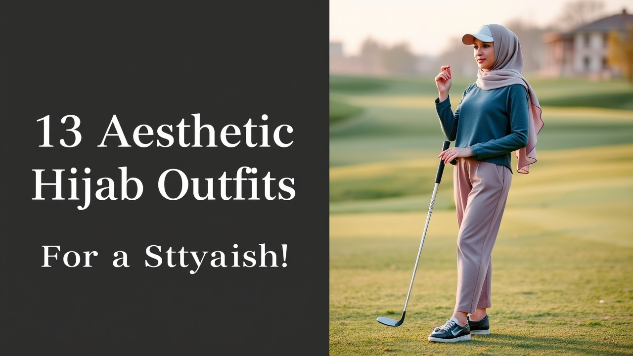 13 Aesthetic Hijab Golf Outfits For A Stylish 2026