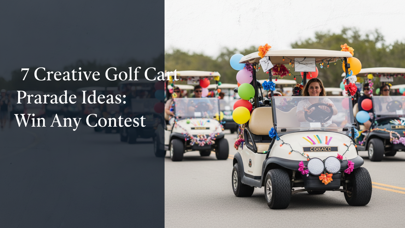 7 Creative Golf Cart Parade Ideas: Win Any Contest In 2026
