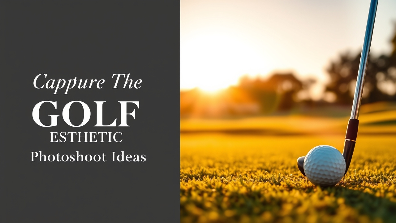 Capture The Perfect Golf Aesthetic With These Photoshoot Ideas