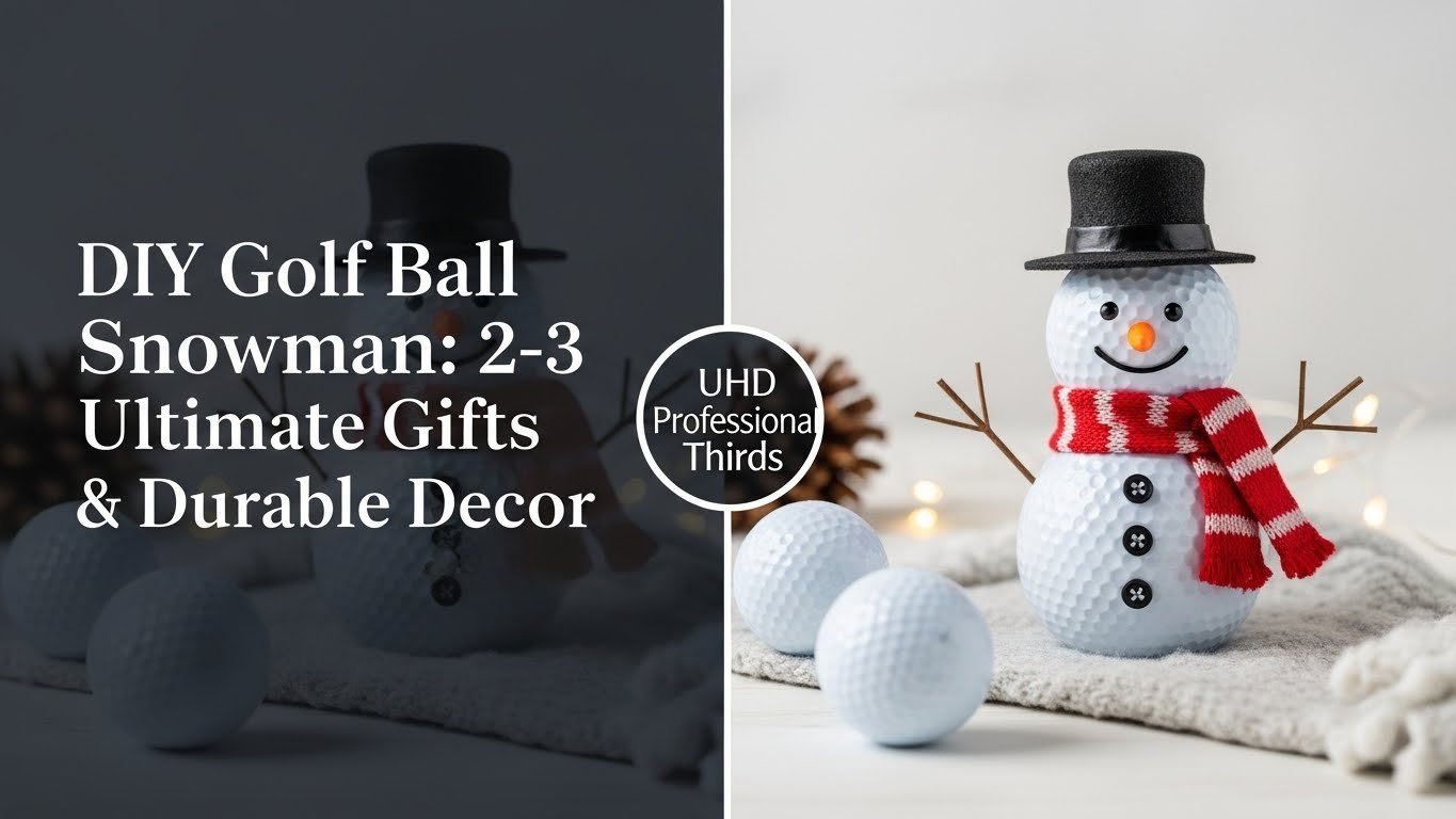 DIY Golf Ball Snowman: Ultimate Gifts & Durable Decor 2026