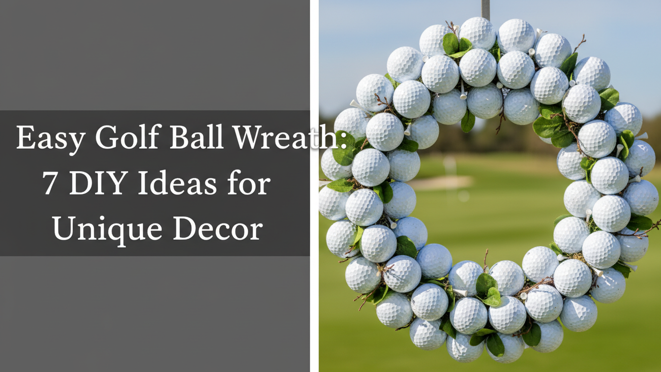 Easy Golf Ball Wreath: 7 DIY Ideas For Unique Decor