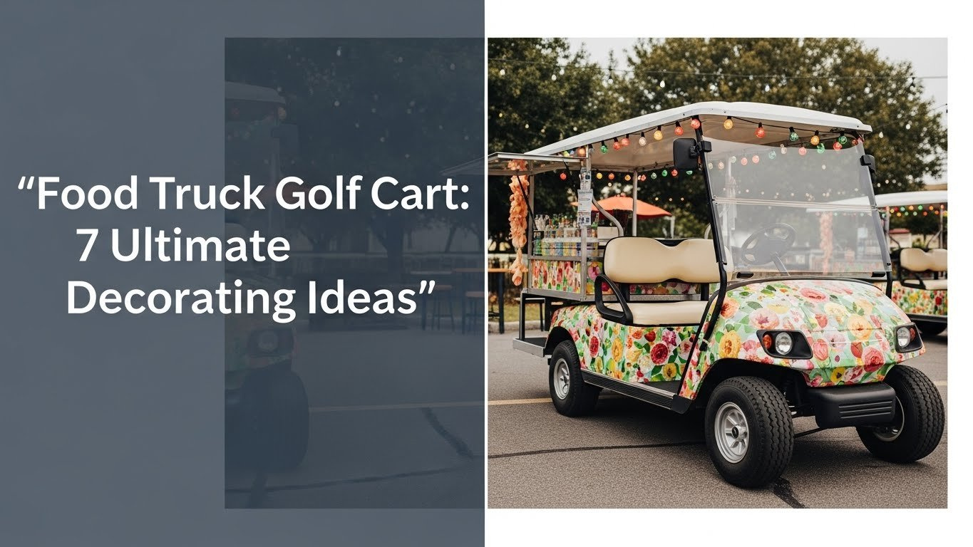Food Truck Golf Cart: 7 Ultimate Decorating Ideas For 2026