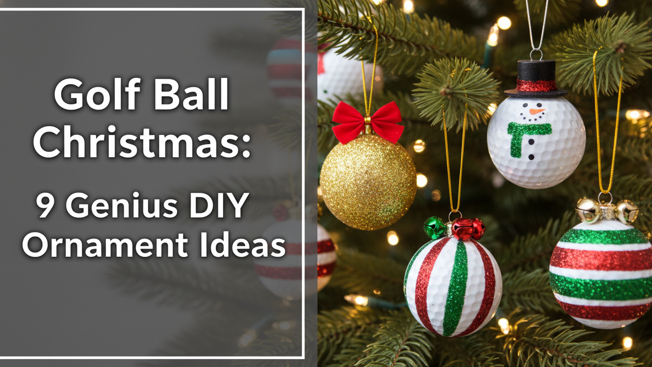Golf Ball Christmas: 9 Genius DIY Ornament Ideas