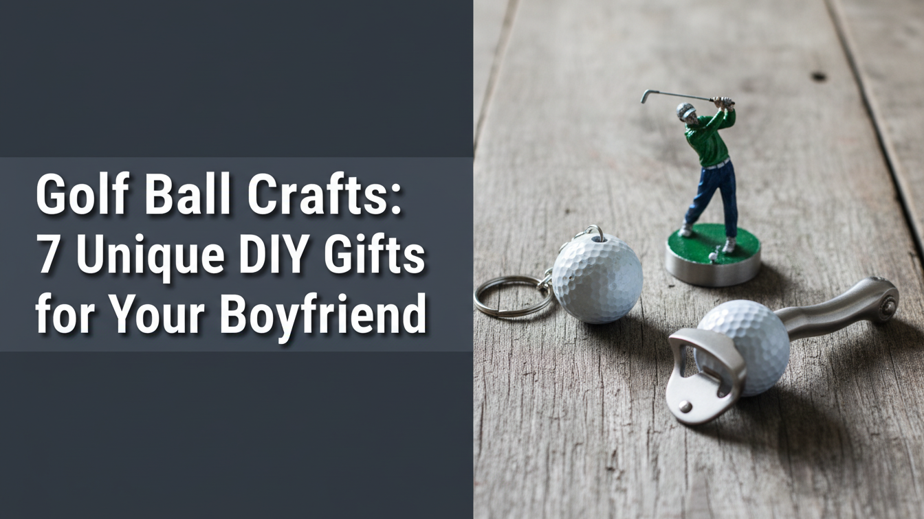 Golf Ball Crafts: 7 Unique DIY Gifts For Your Boyfriend