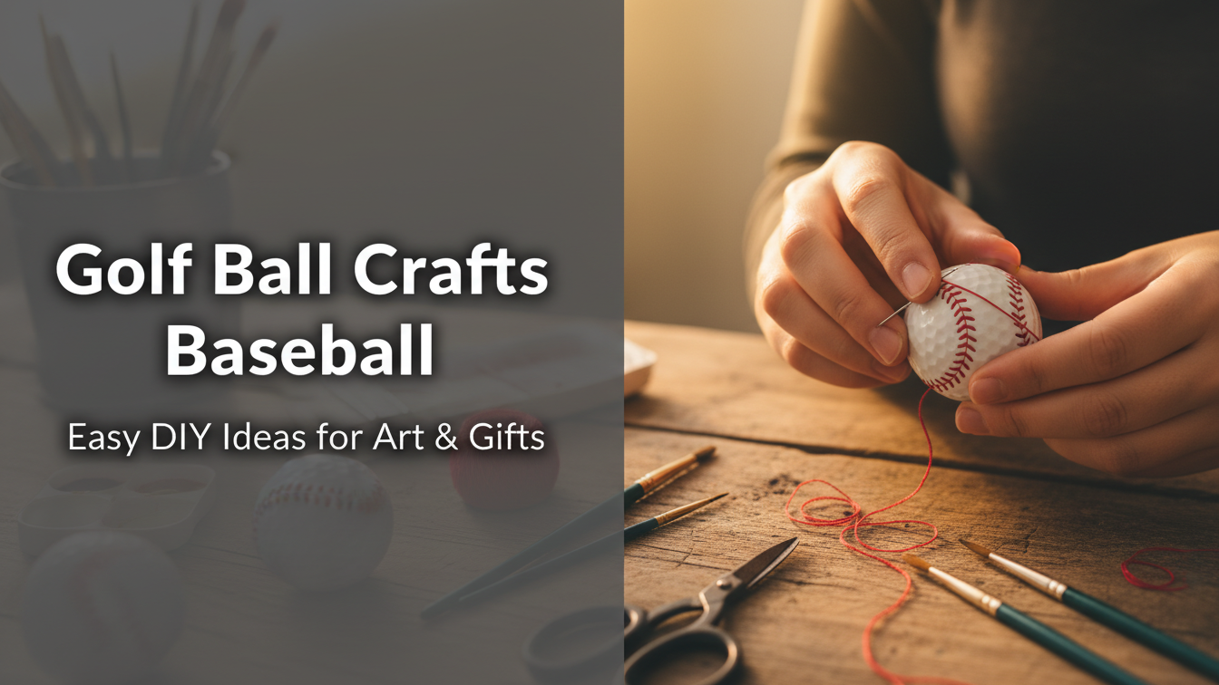 Golf Ball Crafts Baseball: Easy DIY Ideas For Art & Gifts