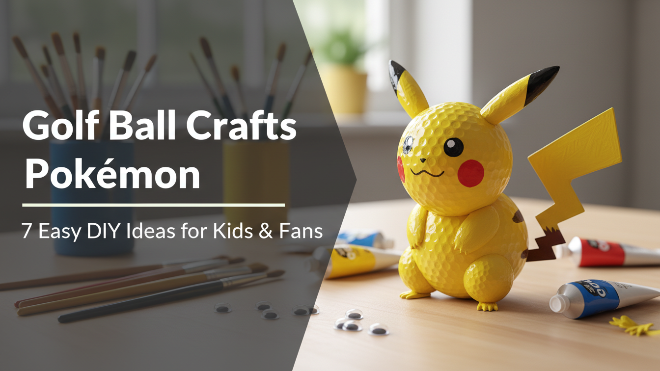 Golf Ball Crafts Pokemon: 7 Easy DIY Ideas For Kids & Fans