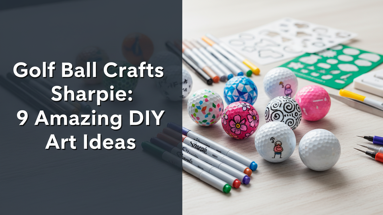 Golf Ball Crafts Sharpie: 9 Amazing DIY Art Ideas
