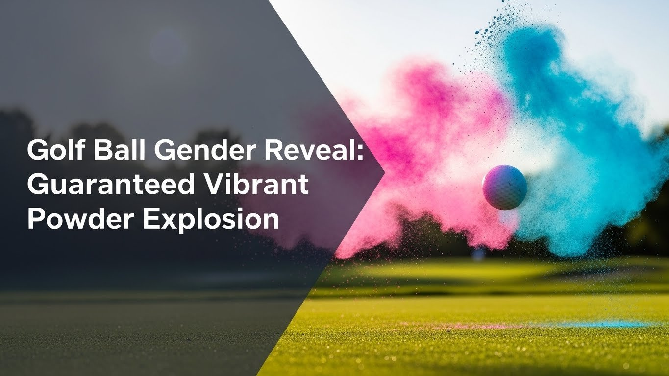 Golf Ball Gender Reveal: Guaranteed Vibrant Powder Explosion