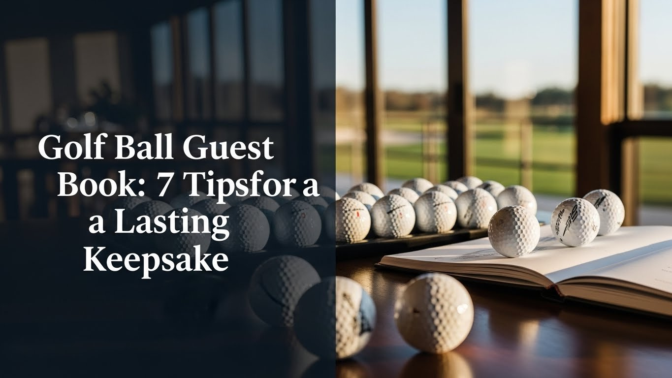 Golf Ball Guest Book: 7 Tips For A Lasting Keepsake