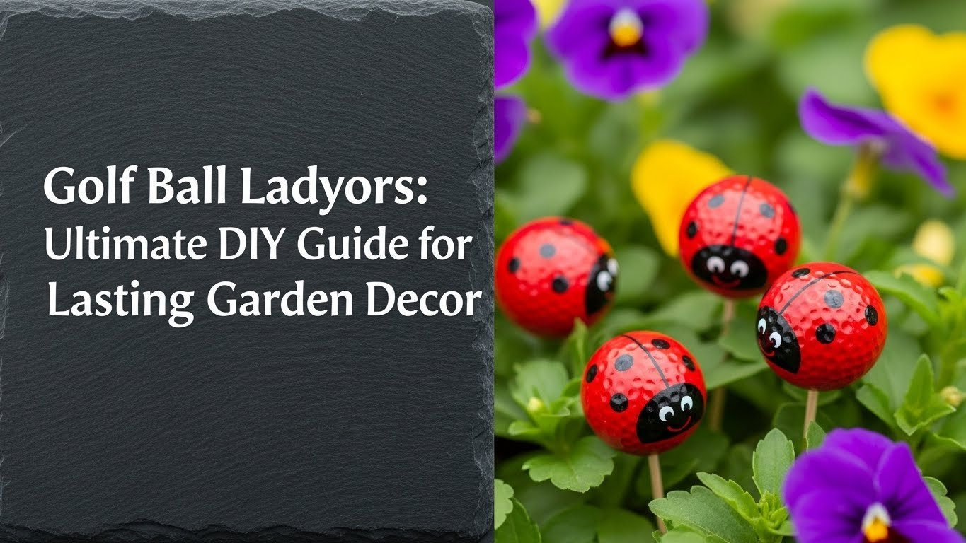 Golf Ball Ladybugs: Ultimate DIY Guide For Lasting Garden Decor