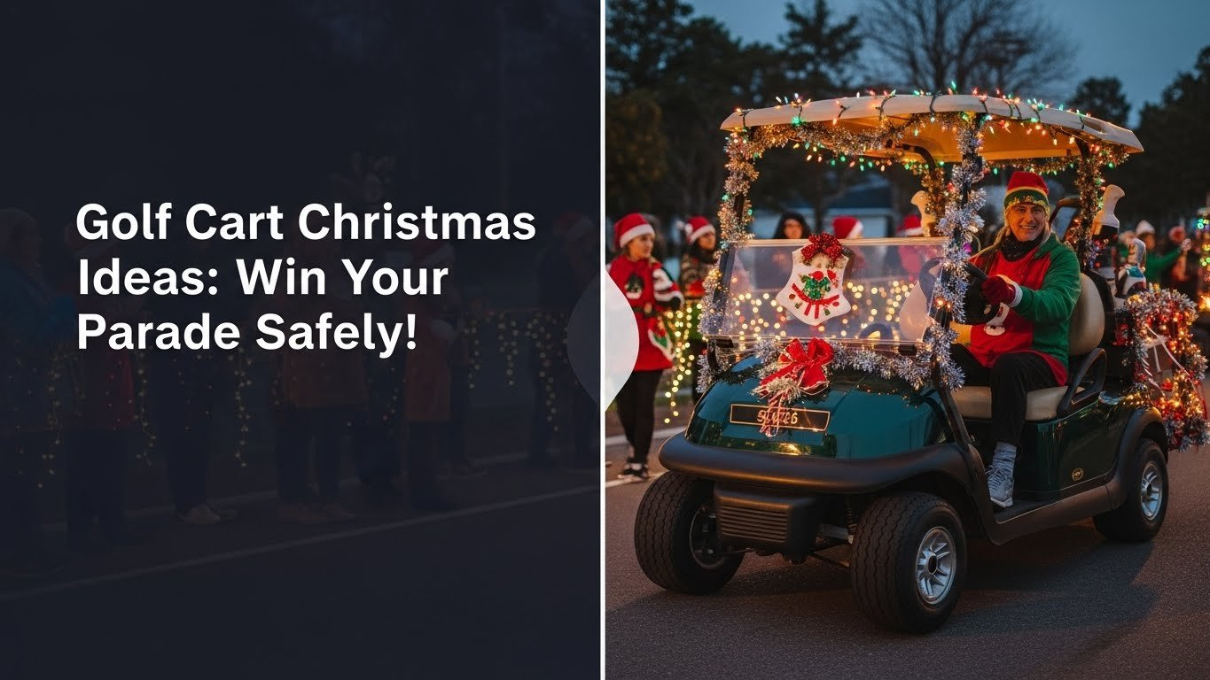 Golf Cart Christmas Ideas: Win Your 2026 Parade Safely!