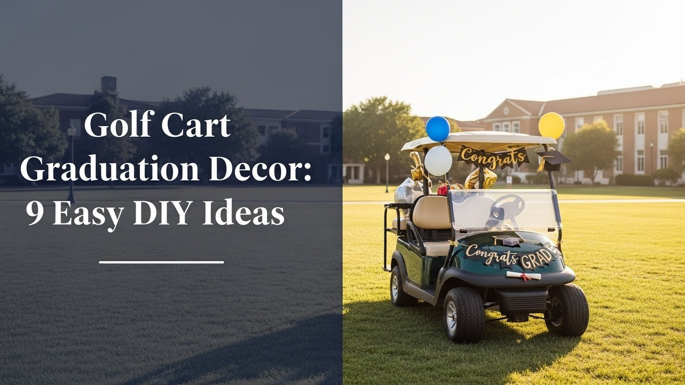 Golf Cart Graduation Decor: 9 Easy DIY Ideas For 2026