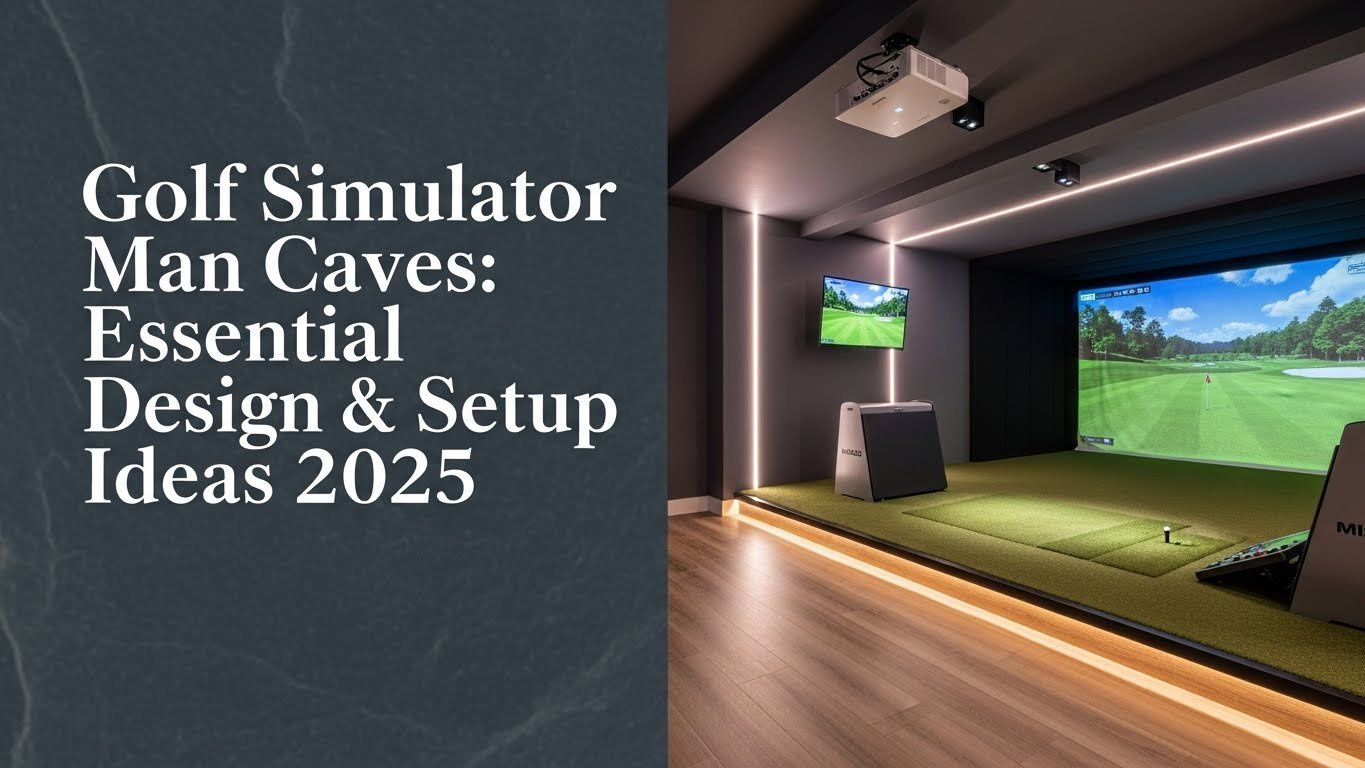Golf Simulator Man Caves: Essential Design & Setup Ideas 2026