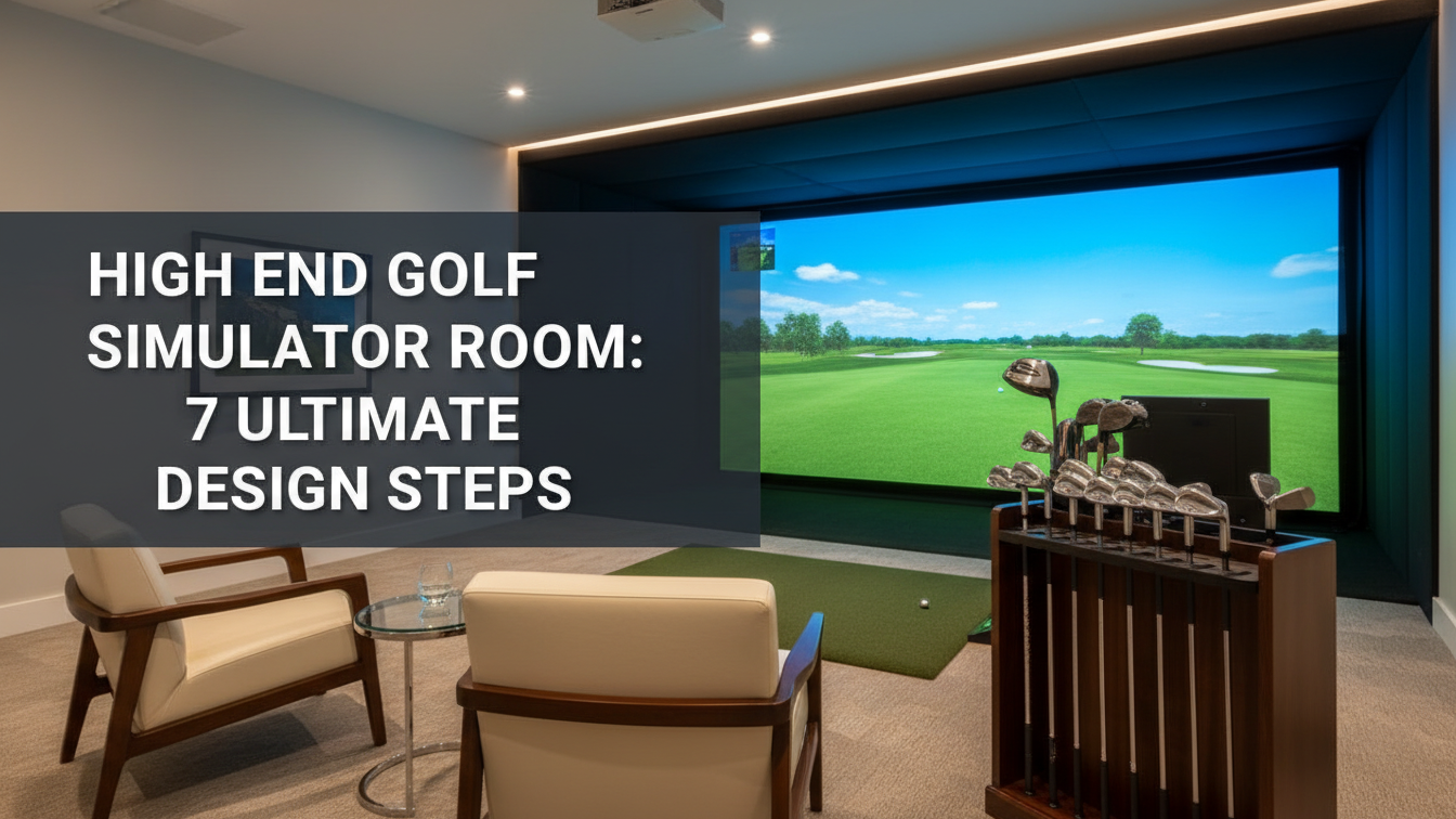 High End Golf Simulator Room: 7 Ultimate Design Steps 2026