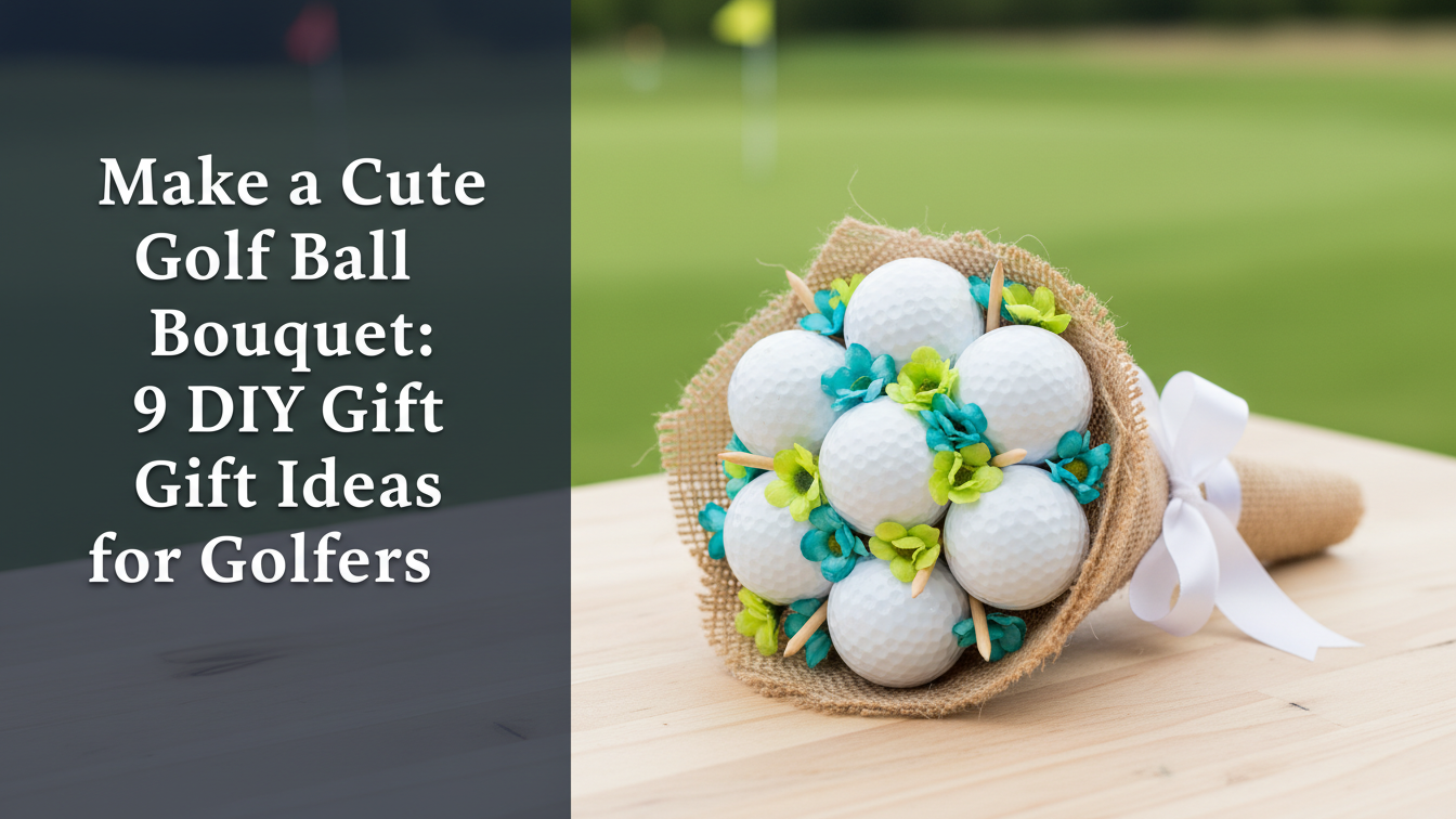 Make A Cute Golf Ball Bouquet: 9 DIY Gift Ideas For Golfers 2026