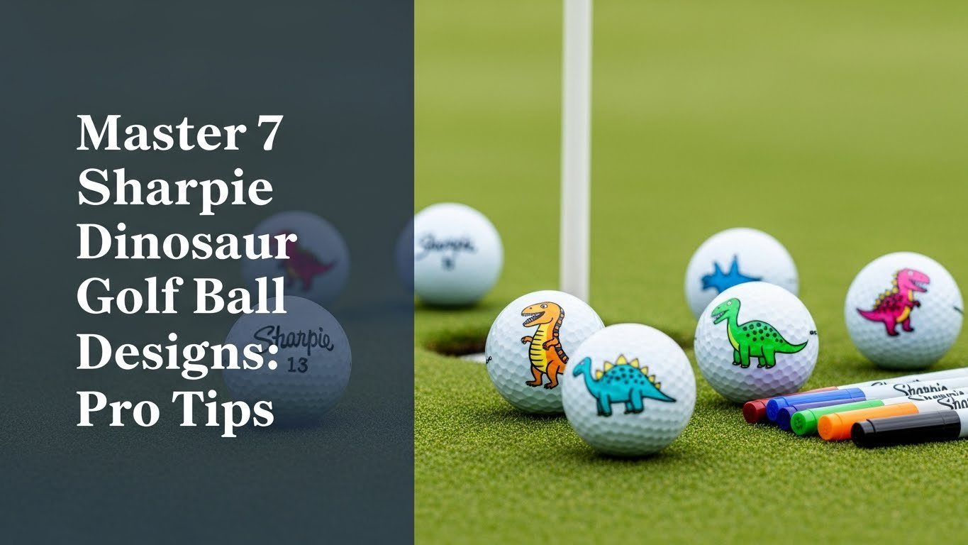 Master 7 Sharpie Dinosaur Golf Ball Designs: Pro Tips