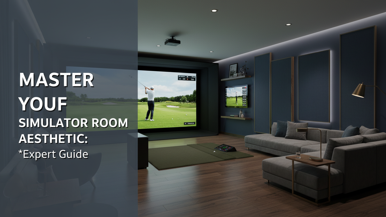 Master Your Golf Simulator Room Aesthetic: Expert Guide
