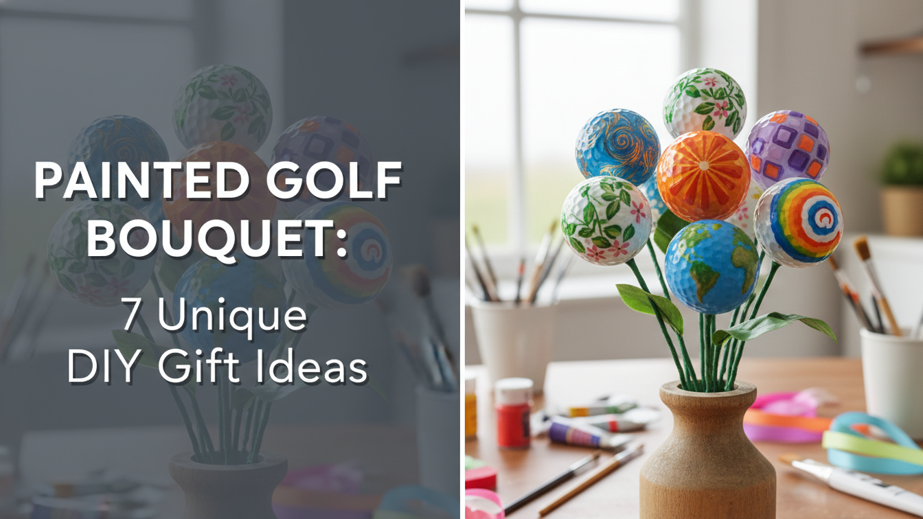 Painted Golf Ball Bouquet: 7 Unique DIY Gift Ideas