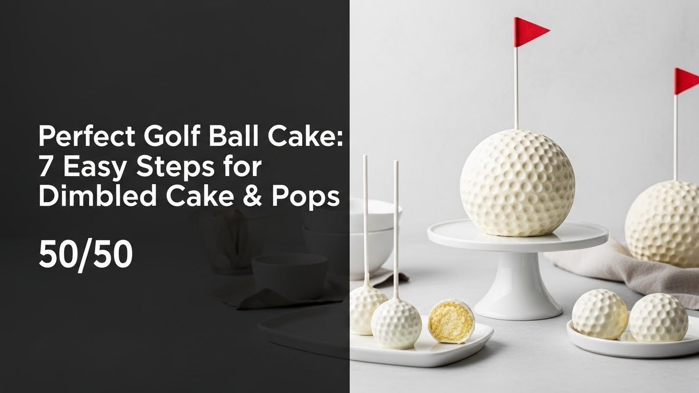 Perfect Golf Ball Cake: 7 Easy Steps For Dimpled Cake & Pops