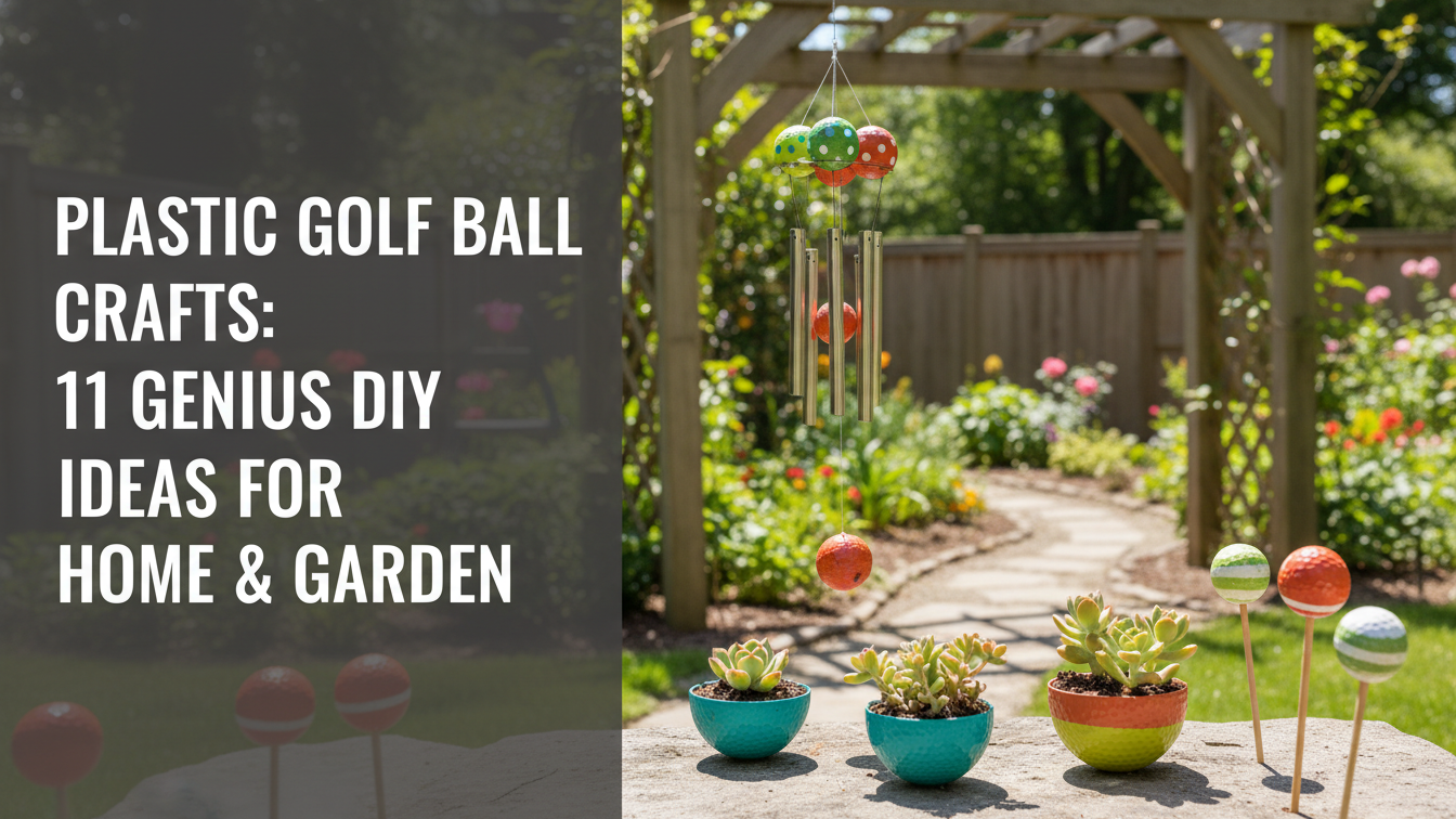 Plastic Golf Ball Crafts: 11 Genius DIY Ideas For Home & Garden