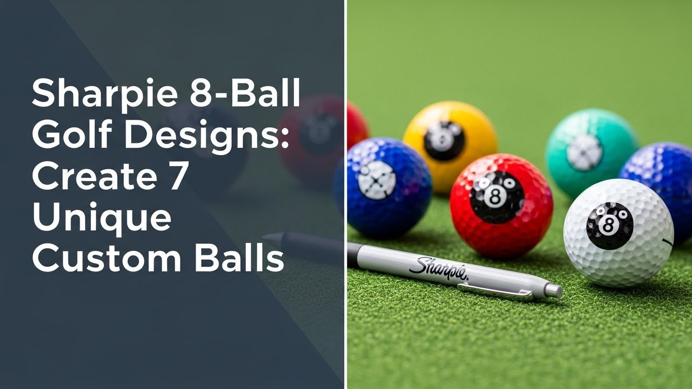 Sharpie 8-Ball Golf Designs: Create 7 Unique Custom Balls