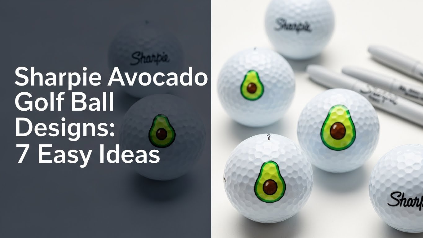 Sharpie Avocado Golf Ball Designs: 7 Easy Ideas