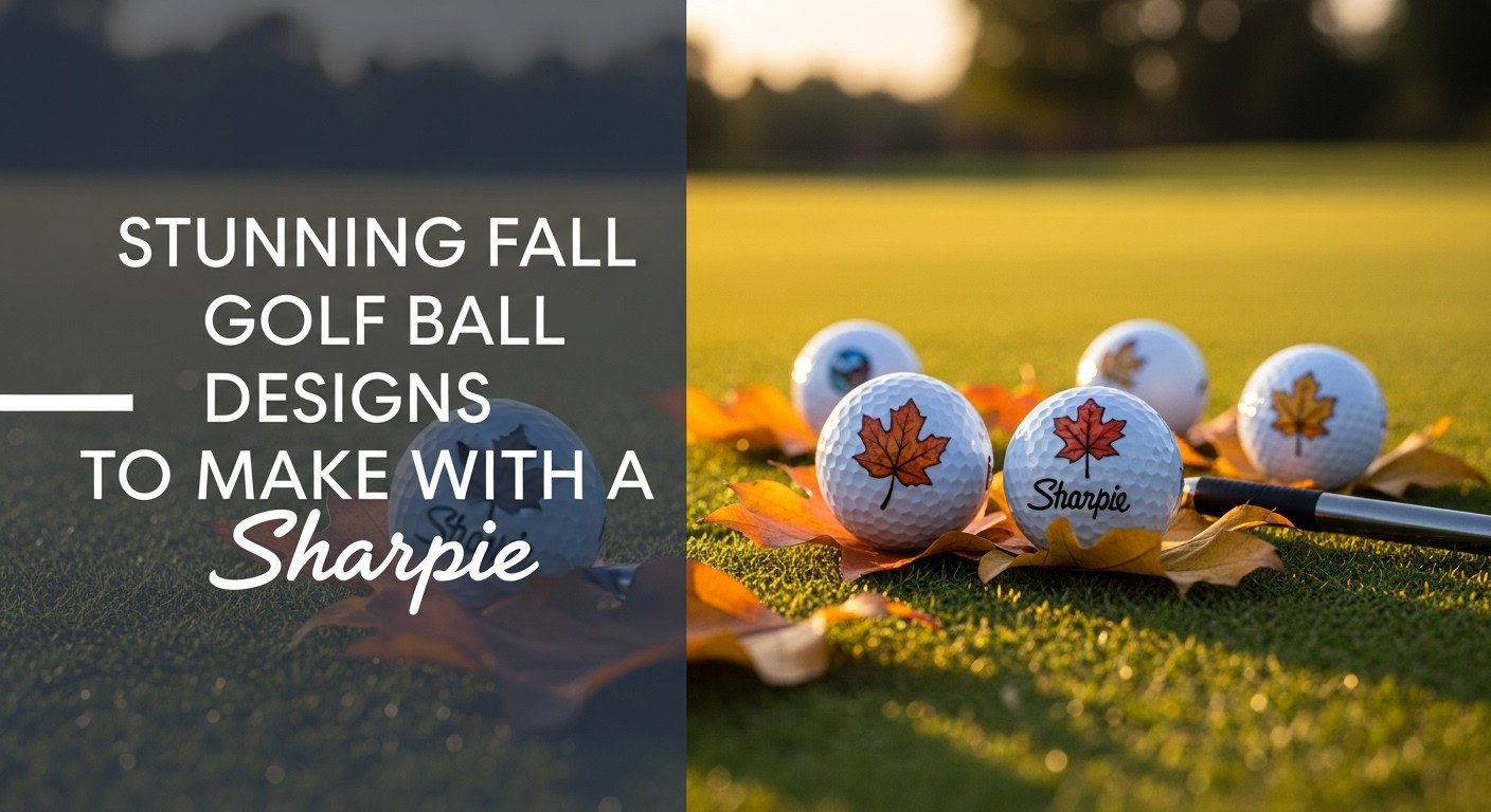 Stunning Fall Golf Ball Designs To Make With A Sharpie