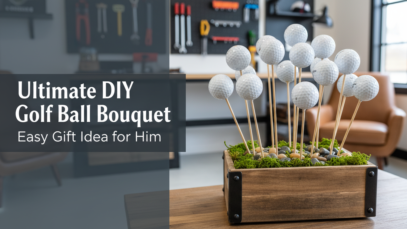Ultimate DIY Golf Ball Bouquet: Easy Gift Idea For Him