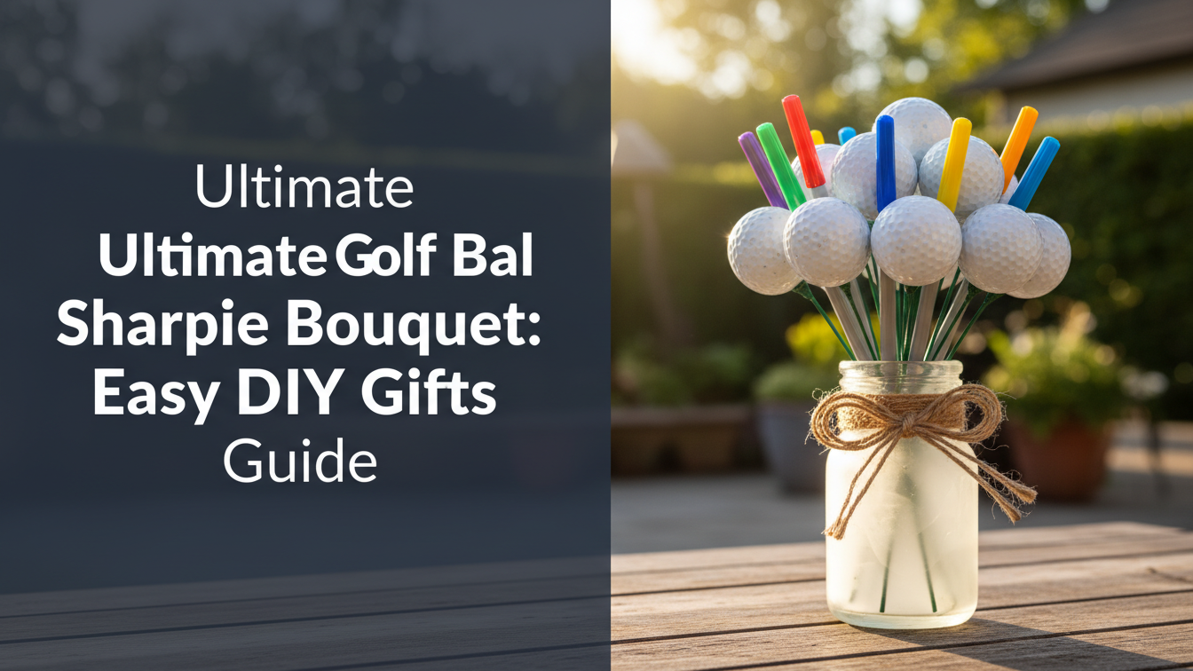 Ultimate Golf Ball Sharpie Bouquet: Easy DIY Gifts Guide